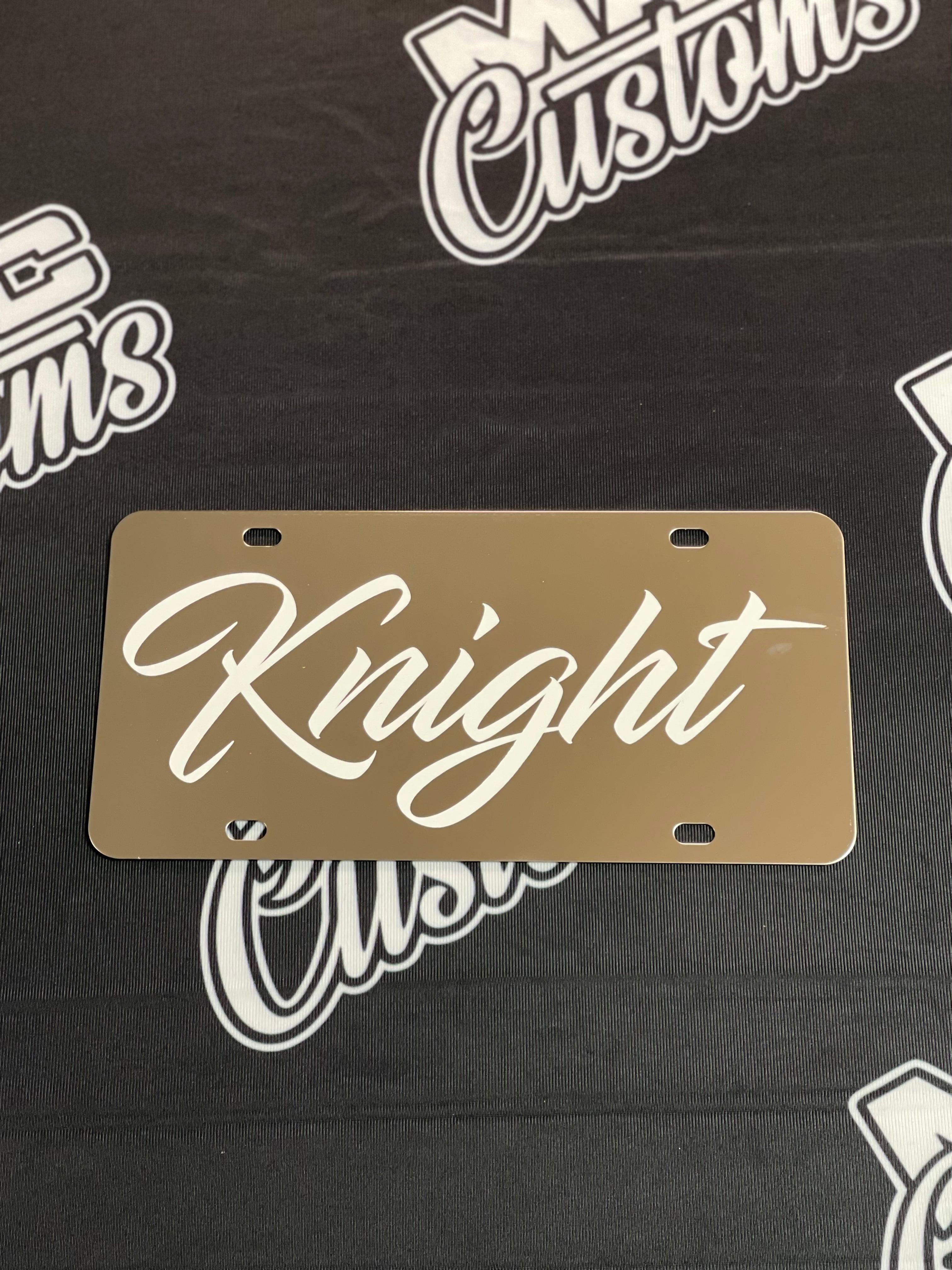 Custom Front License Plate – MAC Customs